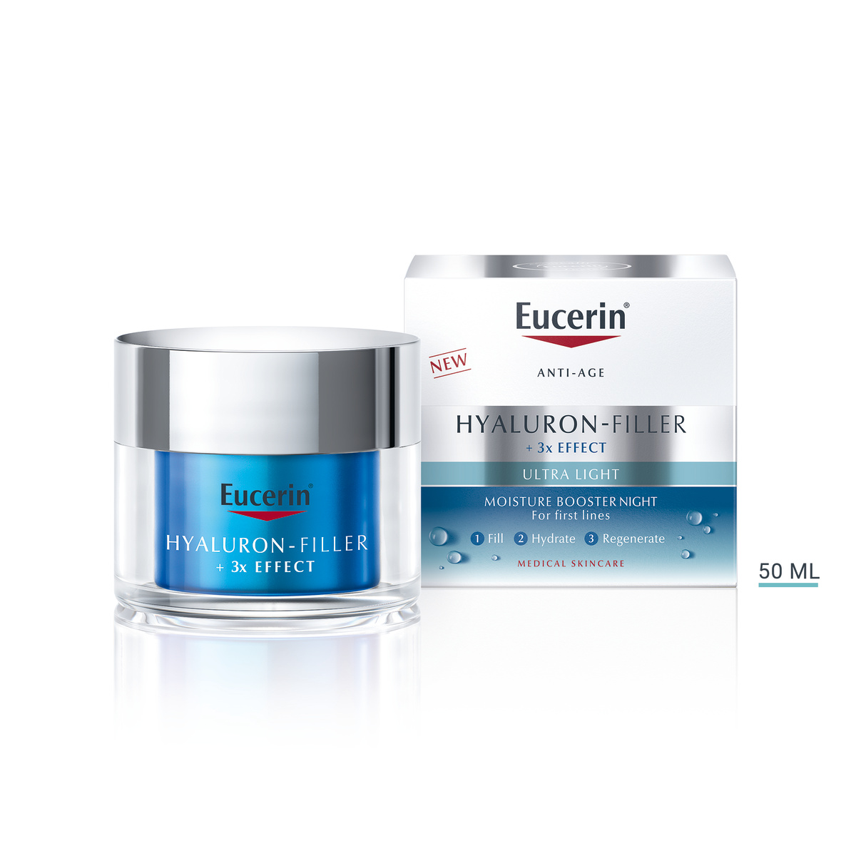 EUCERIN хијалурон филер бустер 50мл